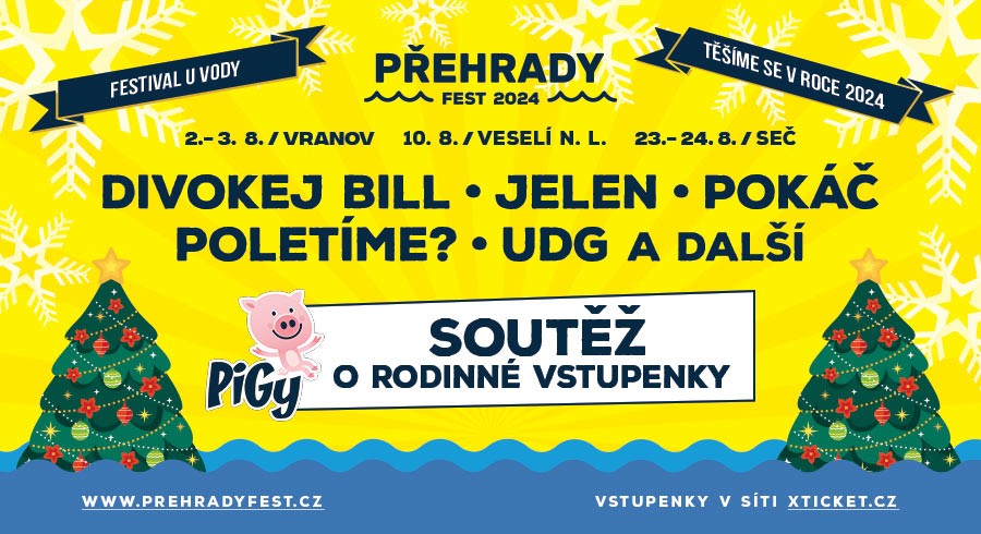Vyhraj vstupenky na Přehrady fest 2024! · Pigy.cz · pohádkové rádio ...